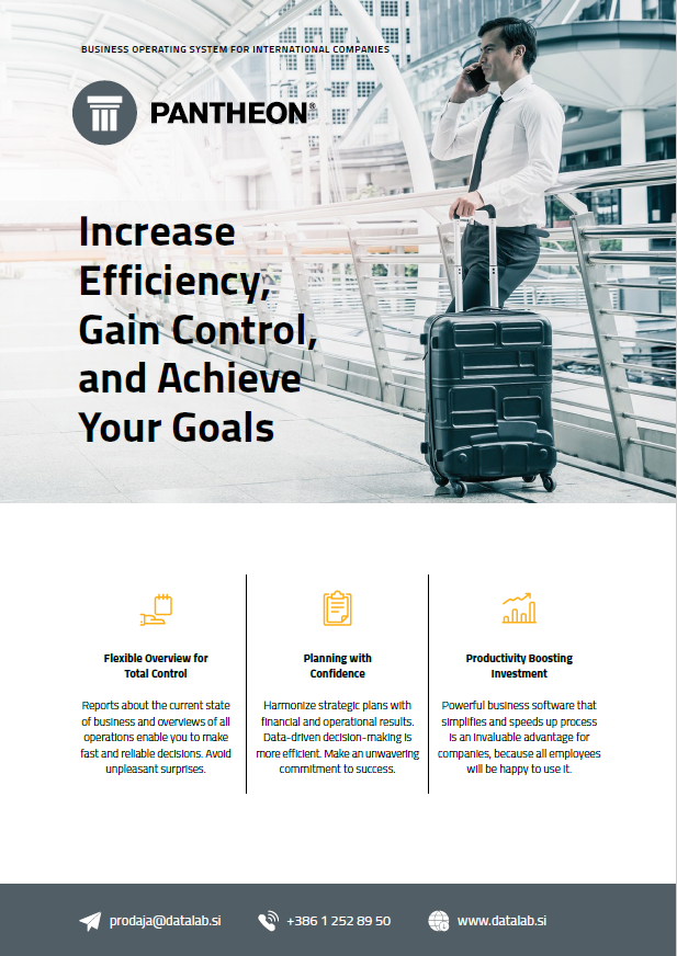 Poslovni program PANTHEON - Datalab